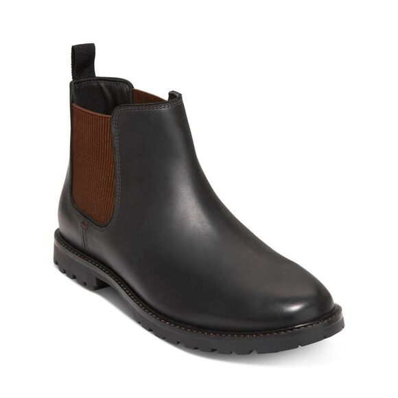 Cole Haan | Shoes | Cole Haan Mens Black Heel Pulltab Midland Round Toe ...